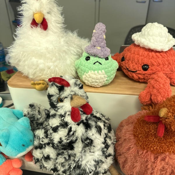 Wizard FROG Stuffed Animal Cheeky Frog Amigurumi Thicc Wizard Frog ...