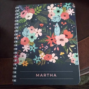 Minimalist Address Book With Personalized Cover and Gold - Etsy