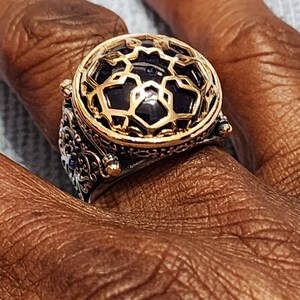 World Map Wrapped Silver Ring, World Design Ring, Idealist Ring for Men ...