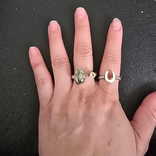 Beautiful Sky Aurora Opal Ring , 925 Sterling Silver Ring , Texture ...