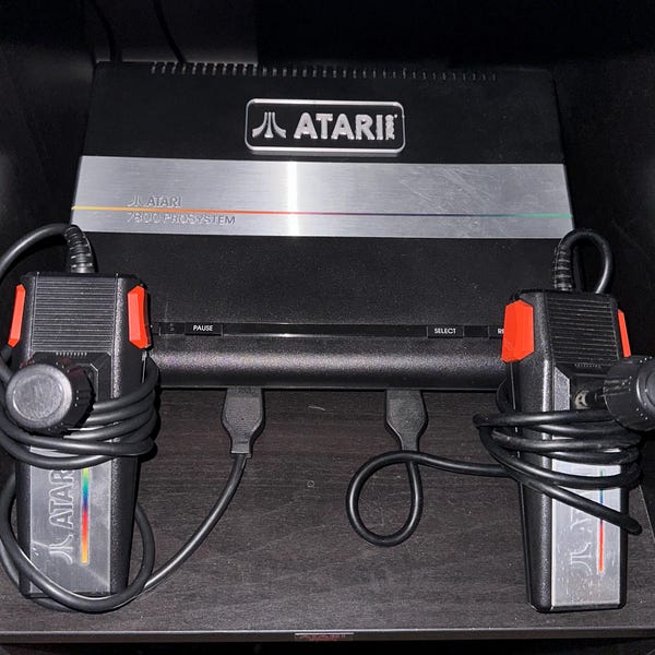 Atari 5200 Cartridge Slot Dust Cover Black and Silver Logo & Text - Etsy