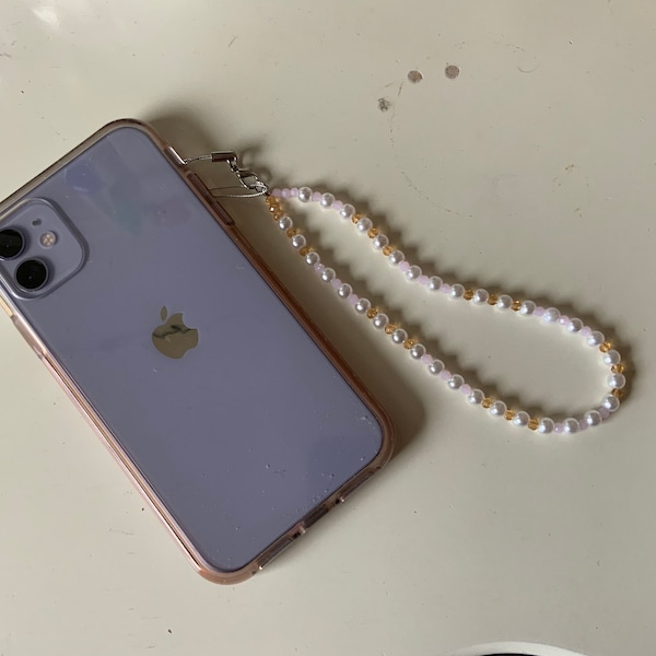 Aesthetic Phone Charm, Pearl Phone Chain, Phone Jewel, Y2k Phone Strap ...