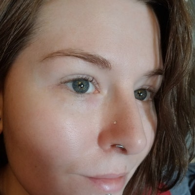 Flat Barely There Flush Flat to the Nose Stud, Teeny Tiny Silver Spot ...