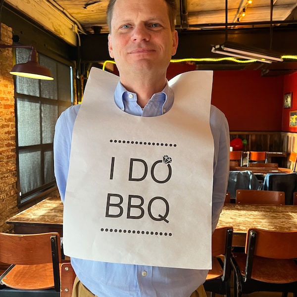 STOCK Party Bibs-i DO BBQ Diamond Design, Idobbq, Protect Barbeque ...