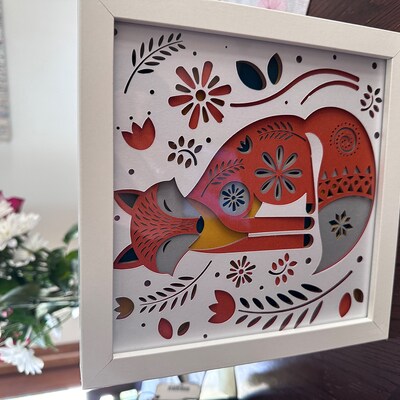 3D Beautiful Flowers Layered Paper Cut Flowers Shadow Box SVG, 3D ...