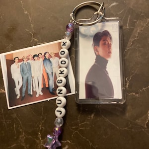BTS Keychain GQ Magazine Cover Photo Kpop V Jimin Jungkook RM J Hope ...