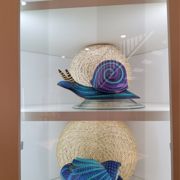 Alebrije Rabbit Oaxacan Wood Carving Hand Painted Mexican Craft Home ...