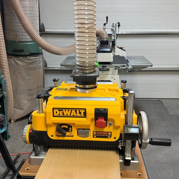 4" to 2-1/4" Shop Vacuum Adapter - Compatible With Dewalt DW735 Planer ...