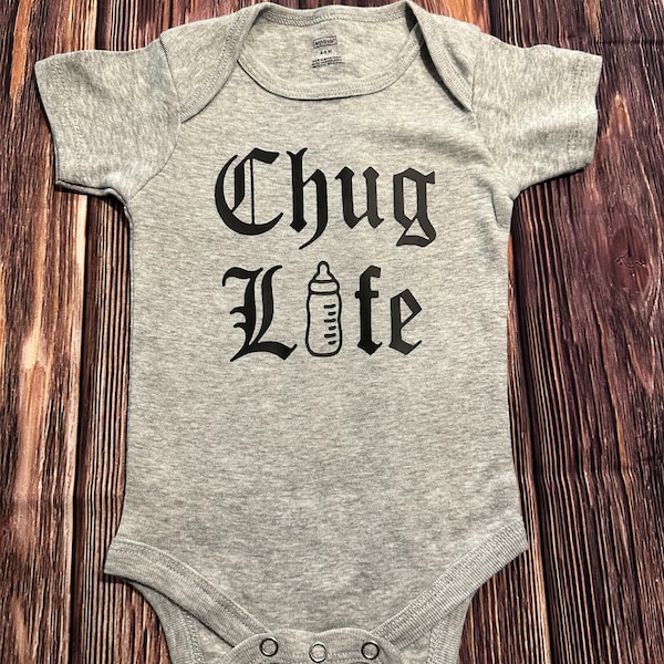 Chug Life Svg/baby Svg/onesies - Etsy