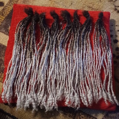 3mm Ombre Solarloc™ Extensions, 100% Human Hair, Hand-made, 10 Locs ...