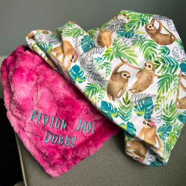 Minky Fabric by the Yard- Cuddle Kids Forest Kiwi- Deer Minky Cuddle ...