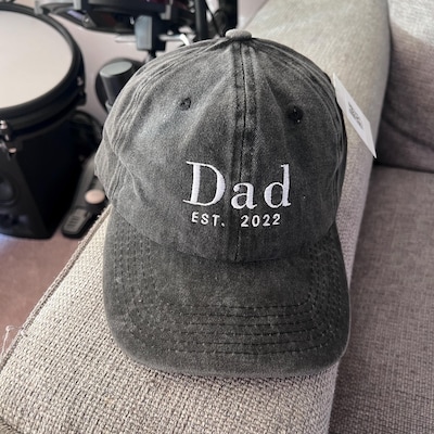 Custom Embroidered Hat, Grandpa Cap With Date, Dad Hat, Vintage ...