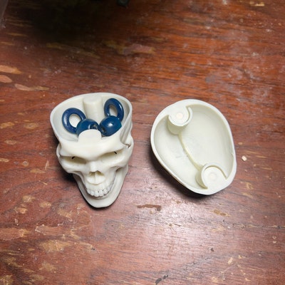 Mini Human Skull Accurately Detailed 3D Printed 1:4 Scale Beautiful ...
