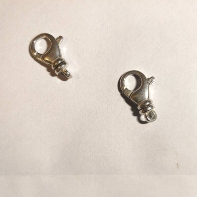 Snap on Bails, Clip on Pendant Bail, Sterling Silver, Snap on Bail ...