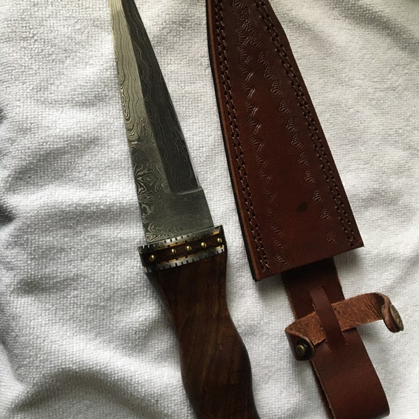 Celtic Dirk, Athame in Damascus Steel - Etsy