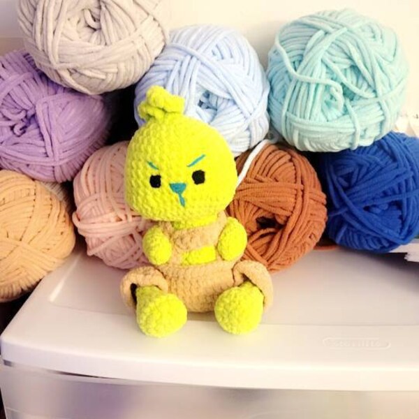 Amigurumi Baby Grumps Pattern, Plush Pattern, Baby Grumps Toy, Crochet ...