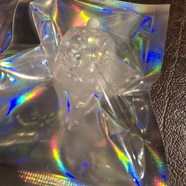 Artisan Resin Kawaii Strawberry Bunny Keycap, Cute ESC Key for ...