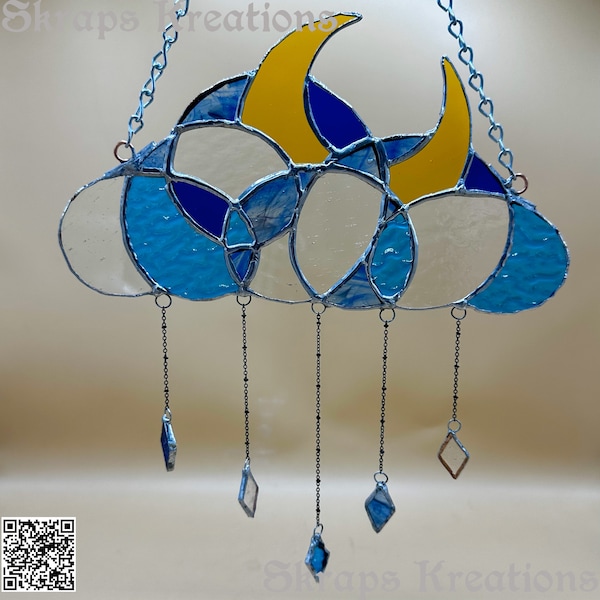 3 Patterns Stained Glass Cloud Mobile Patterns Cloud Pattern Bundle #1 ...