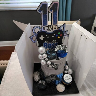 Gamer Cake Topper, Video Game Cake Topper - Etsy