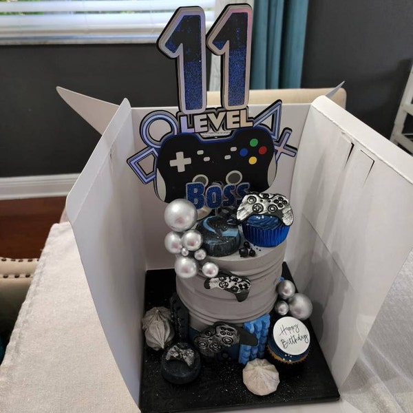 Gamer Cake Topper, Video Game Cake Topper - Etsy