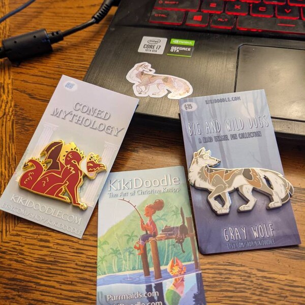 Cone of Shame Coned Mythology Pin - Red Dragon - 1.75" Hard Enamel Pin ...