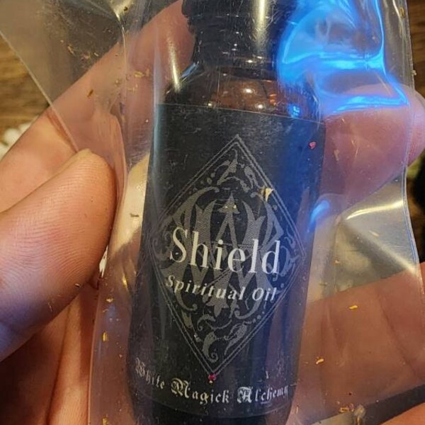 Shield Spell Oil by White Magick Alchemy - Etsy