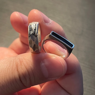 Sterling Silver Ring Poker Ring 925 Ring Adjustable Ring - Etsy