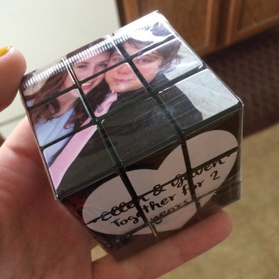 Custom Photo Puzzle Cube Standard Shipping - Etsy