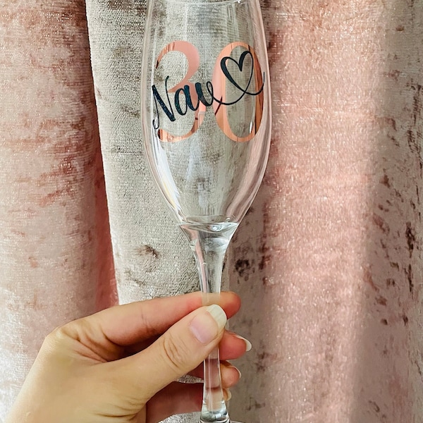 Personalised Birthday Prosecco Champagne Glass With Gift Box Present ...