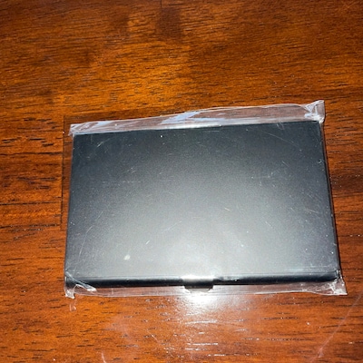 Stainless Steel Black DIY Name Card Box Blank Name Card Box - Etsy