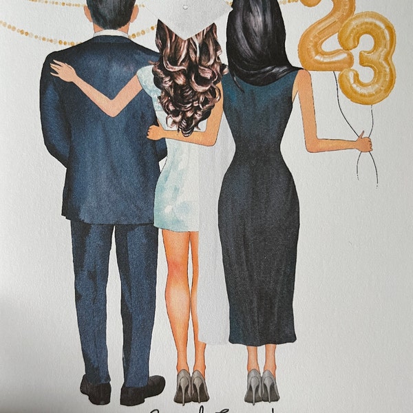 Graduation Card From Mom Dad Parents | Custom Card for Senior ...