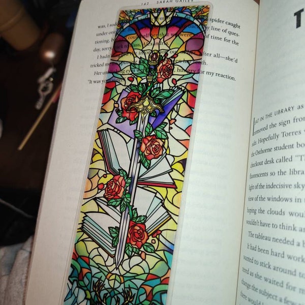 We Are the Thirteen TOG Stained Glass Bookmark, Throne of Glass ...