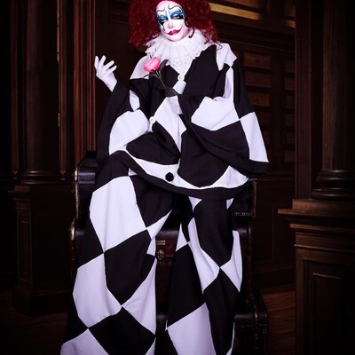 Circus Mime Stilt Costume - Etsy