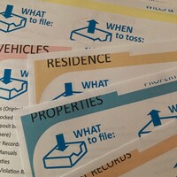 Printable Instant Home Filing System | 27 File Cards/index | Hanging ...