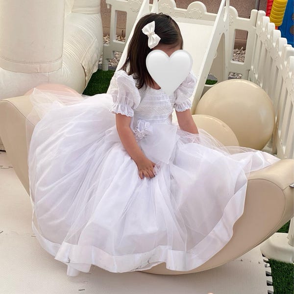 Baby Satin Shoes Ivory Booties for Christening, Baptism Bow Shoes ...