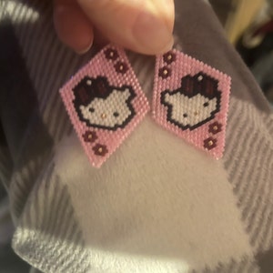 Bead Graph Paper, Seed Bead 2 DROP Brick Stitch Earring Graph Paper, 10 ...