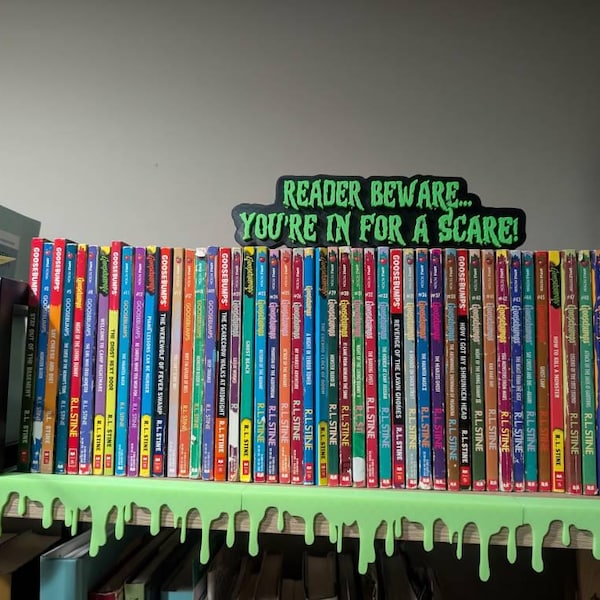 Slime Drip Bookshelf Decor | Blood Drip Bookshelf Decor | 3D Printed ...
