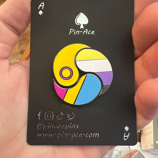 Customizable Pride 3-pin Set UPDATED LGBT Gay Bi Lesbian Trans Ace ...