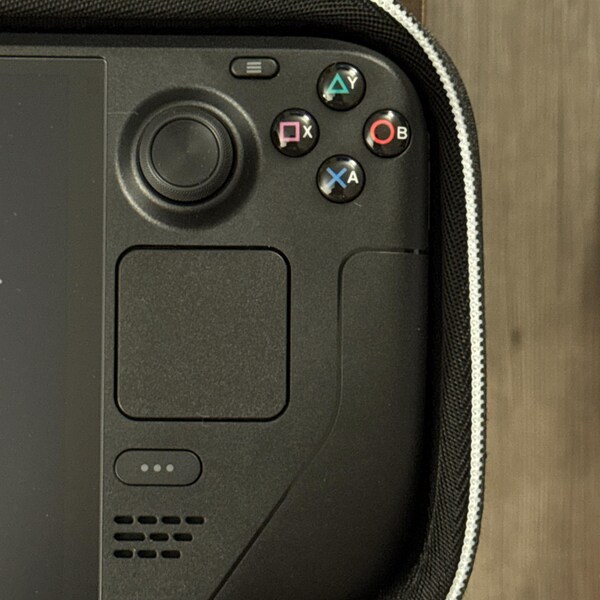 Steam Deck Replacement Buttons Matte Black Snes Style Custom DIY ABXY ...