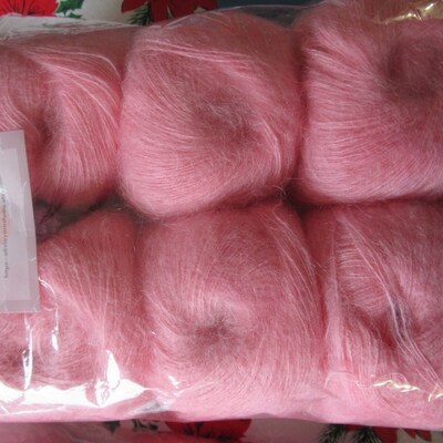 Neon Coral Paper Flag Yarn Neon Fantasy Pink, Orange 50 Grams 1.76 ...