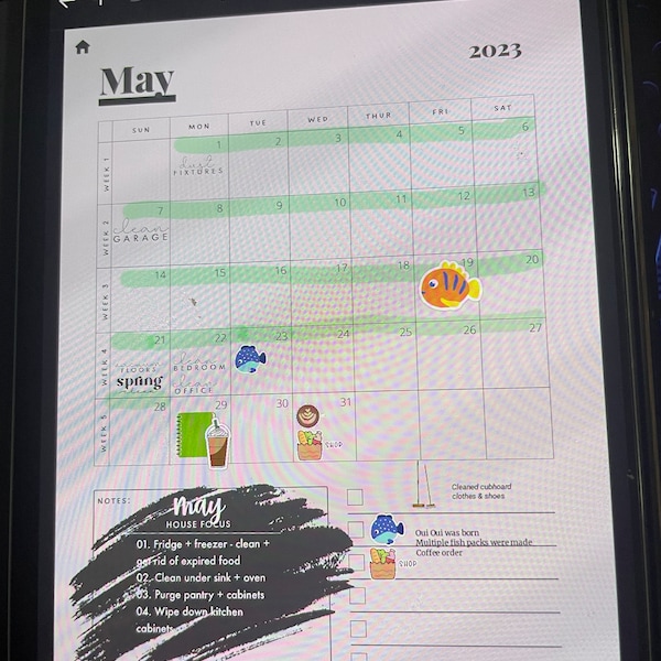 ADHD Digital Planner made by an Adhder for Ipad, Goodnotes, Remarkable ...