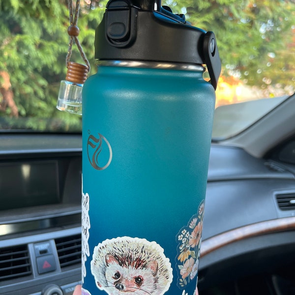 1x3" Red Tailed Hawk Sticker, Water Bottle Sticker, Waterproof, Vermont ...