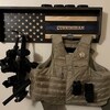 Police Duty Gear Rack With Lockbox Safe FREE Metal Miranda Card - Etsy