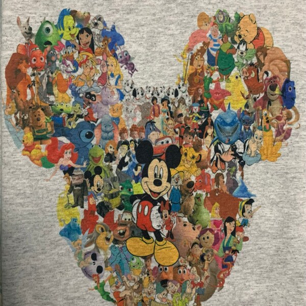 Mickey Mouse - Mickey Head Multi Character SVG , PNG, PDF, Instant ...