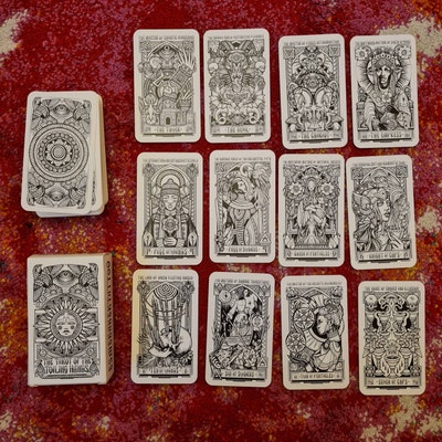 The Tarot of the Toiling Hands 78 Card Tarot Deck by Esme Baker - Etsy