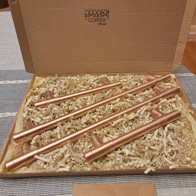 Copper Handles T Pull. Copper Drawer Pull. Cabinet Hardware. Copper ...