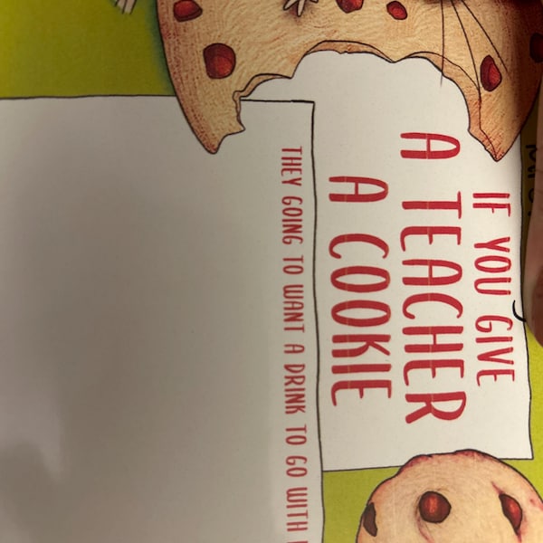 If You Give a Teacher a Cookie Printable Teacher Appreciation Coffee ...