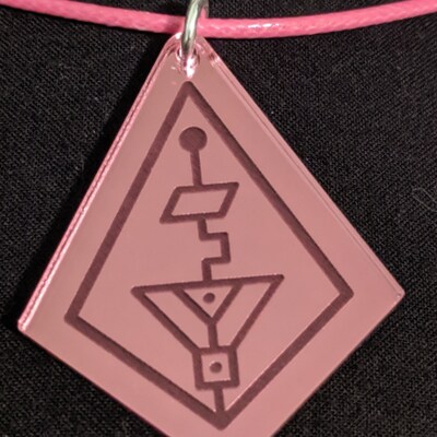 First Ones luvd Emblem Laser Cut Acrylic Necklace Inspired by Entrapda ...