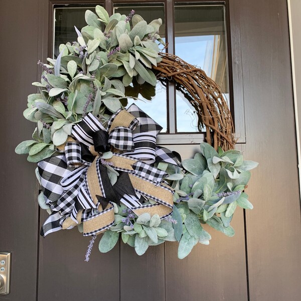 Wreath, Spring Wreath, Summer Wreath, Everyday Wreath, Bright Colored ...