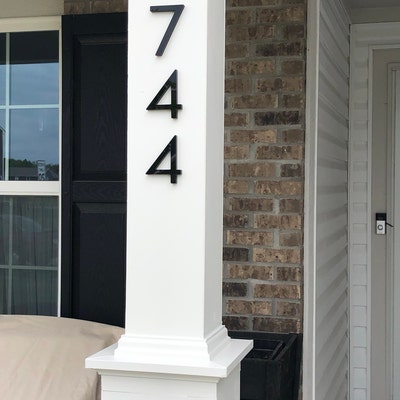 4 Inch Numbers, Mail Box Numbers, Modern House Numbers, Acrylic Numbers ...